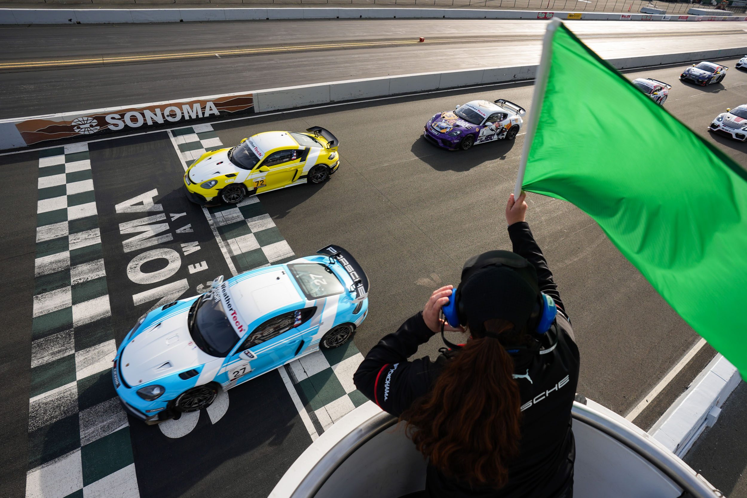 Sonoma Stars Shine Bright in Porsche Sprint Challenge North America