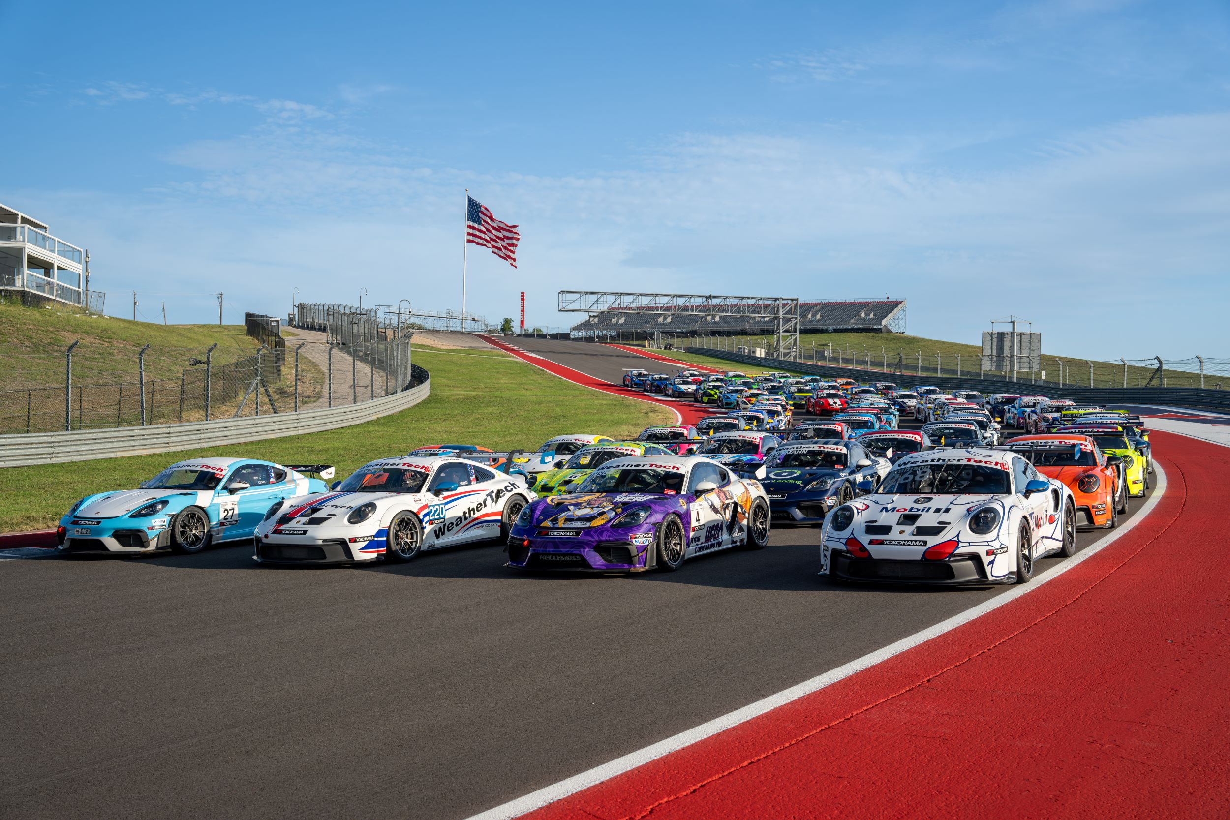 COTA ignites with 90+ entries in Porsche Sprint Challenge weekend