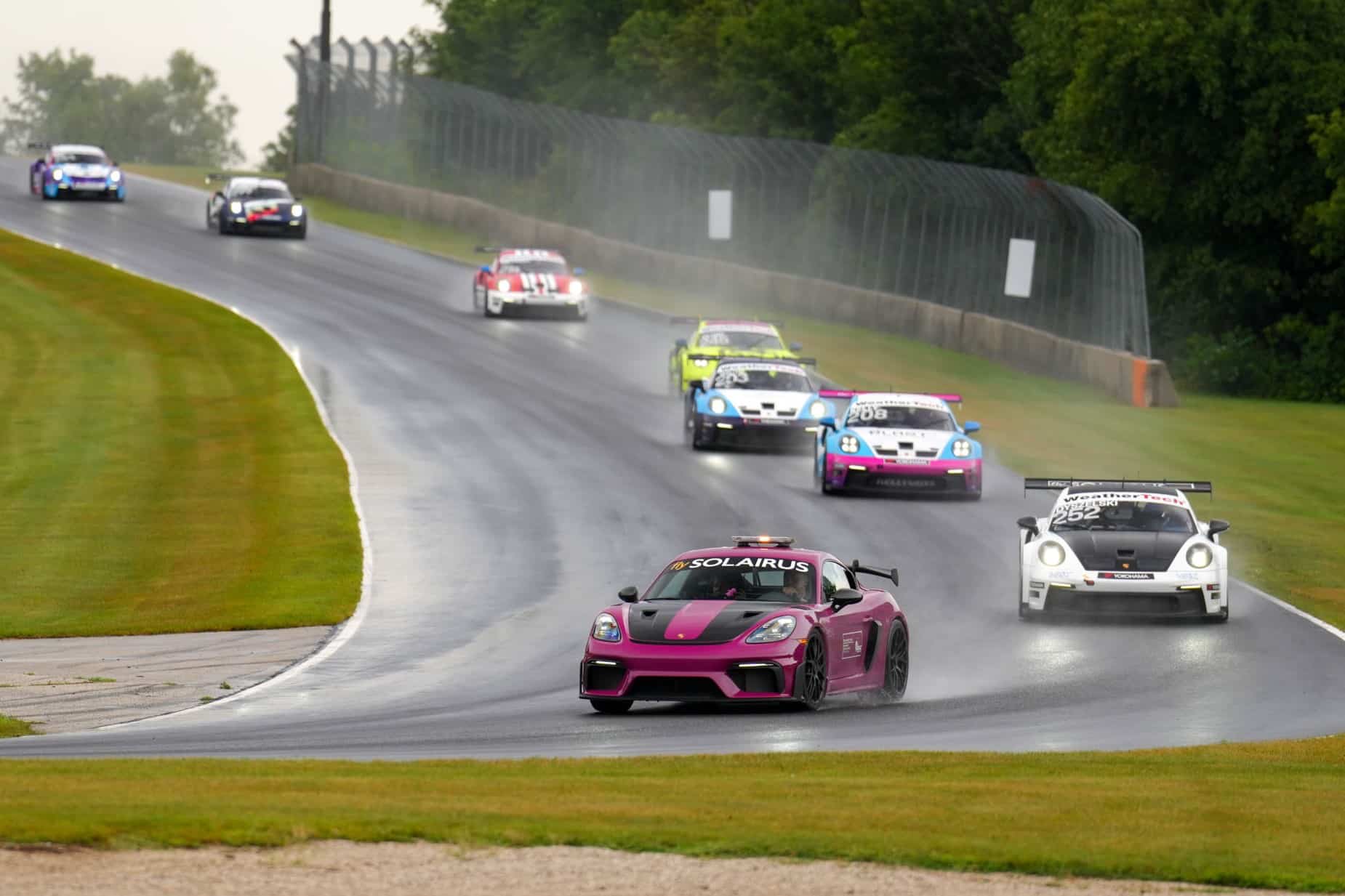 Mother Nature intervenes in Porsche Sprint Challenge weekend at Road ...